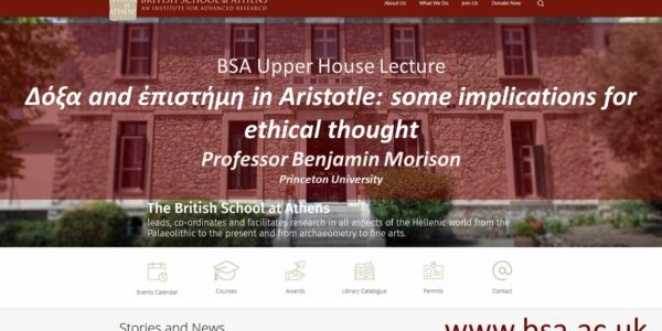 British School at Athens – An Institute for Advanced Research